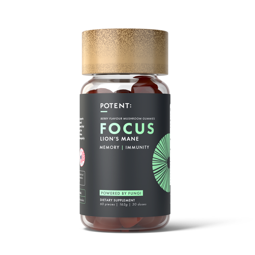 ENERGY: Lion's Mane Gummies– POTENT: